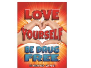 Red ribbon week posters | PPTX | Drawing and Sketching | Arts and Crafts