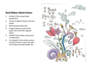 Red ribbon week posters | PPT