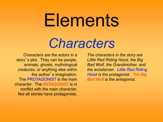 Red riding hood and plot | PPT | Genres