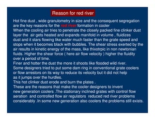 Red river in clinker cooler | PDF