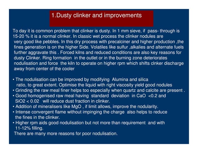 Red river in clinker cooler | PDF