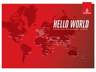 Emirates route map - May 2016 | PDF