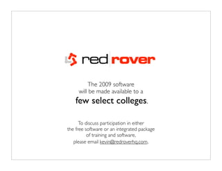 Red Rover Software | PDF | College Planning | College Education
