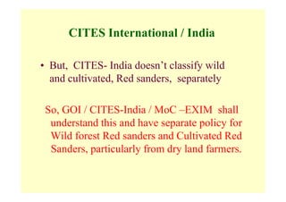 Red sanders tree growers hurdles 21 03 2016 | PDF