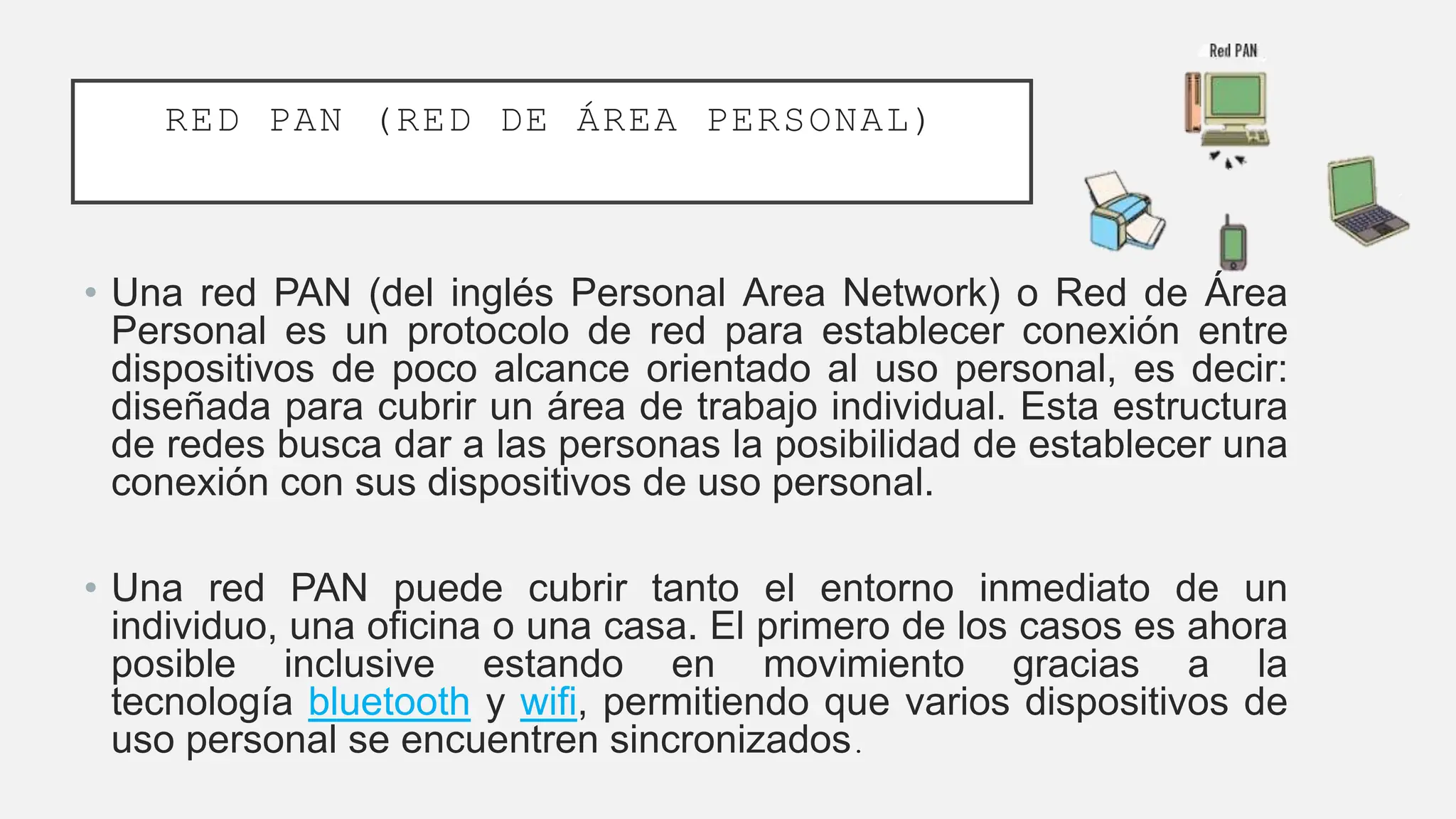 La clasificación de las redes por alcance es importante p | PPTX