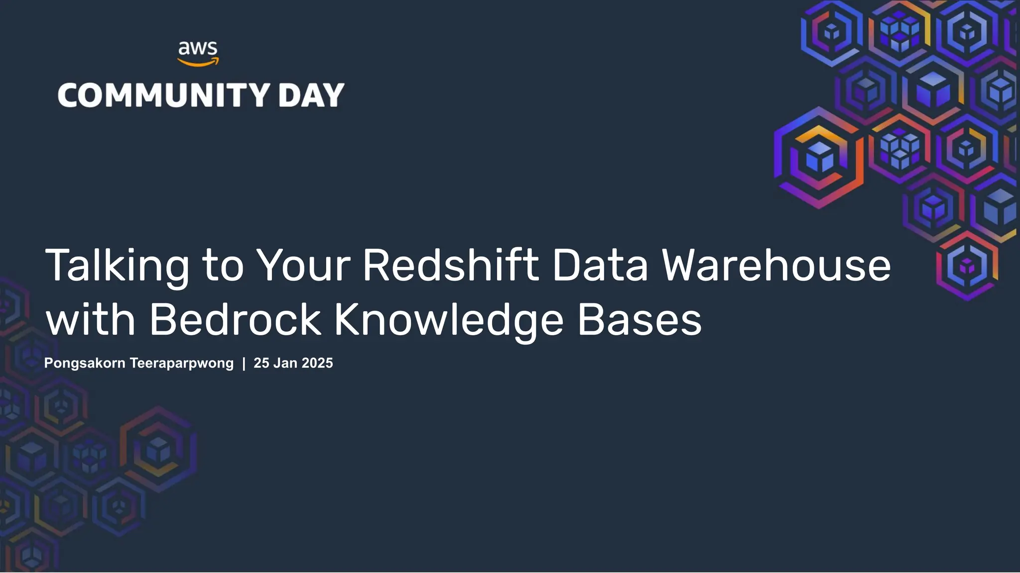 Talking to Your Redshift Data Warehouse with Bedrock Knowledge Base | PDF