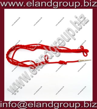 Red silk aiguillette | PDF