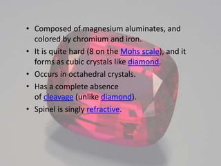 Red spinel | PPTX