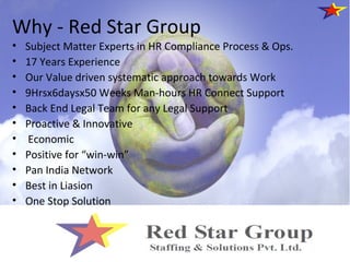 Red star group staffing solutions pvt 2 | PPT