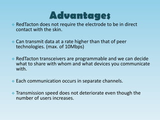 Redtacton - Human Area Network | PPT