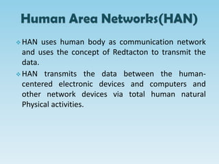 Redtacton - Human Area Network | PPT