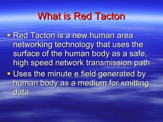 Red tacton ppt | PPT