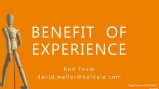 Red Team and Benefits Mapping | PPT