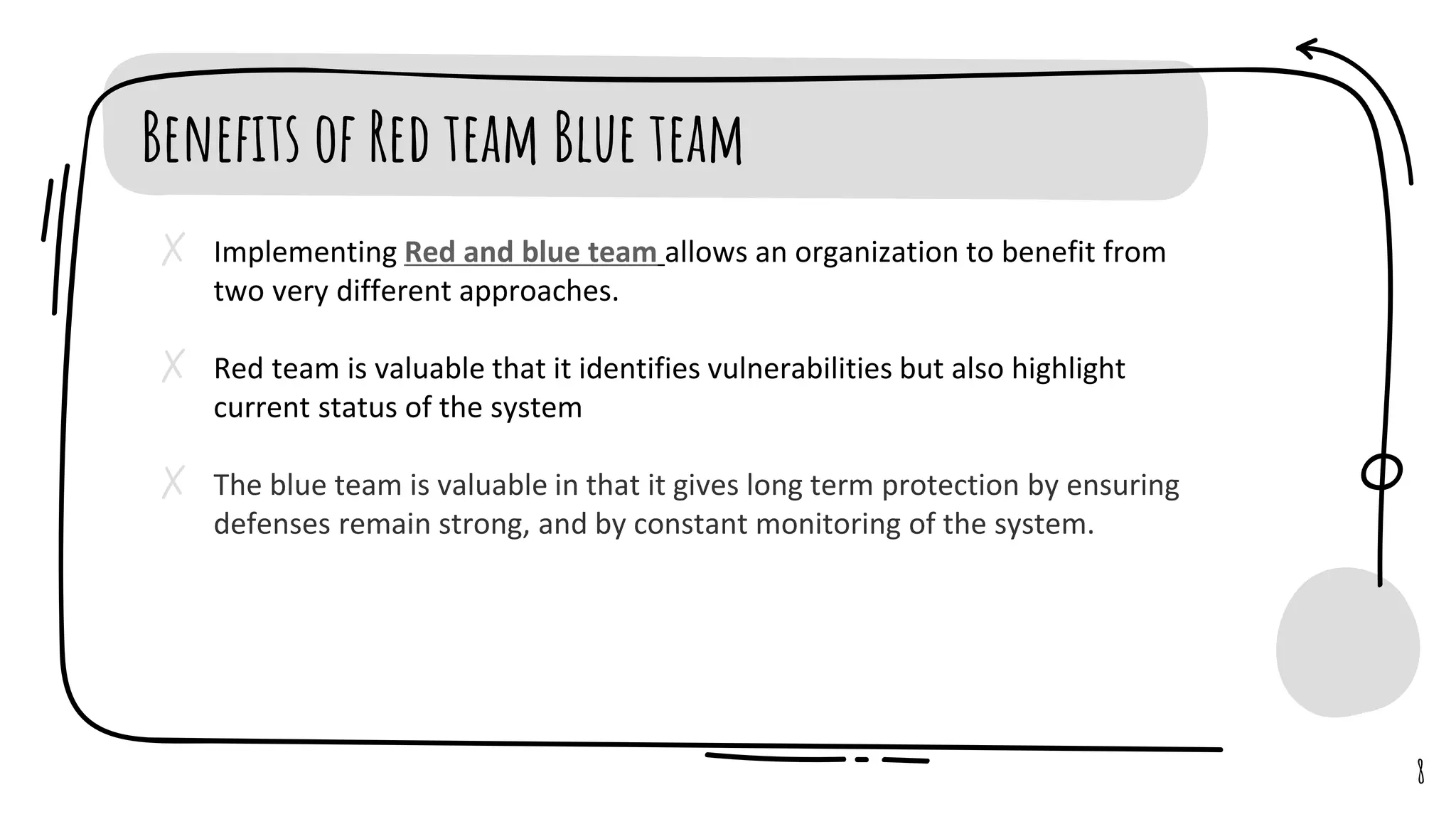 Red team and blue team in ethical hacking | PPTX