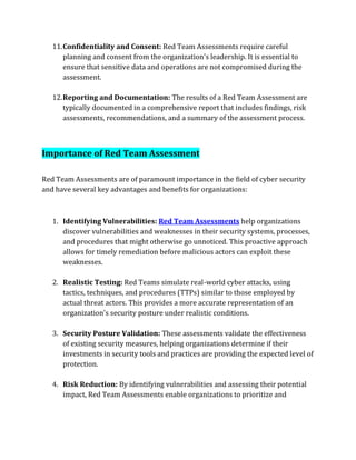 Red Team Assessment | Cyber Security - 2023.pdf | Information and ...