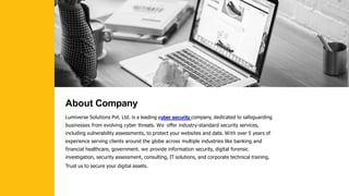 RED Team Assessment | Cyber Audit | Cyber Security Expert- 2023 | PPTX