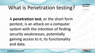 Red team vs Penetration Testing | PPTX