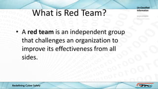 Red team vs Penetration Testing | PPTX
