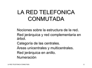 Red telefónica conmutada | PPT