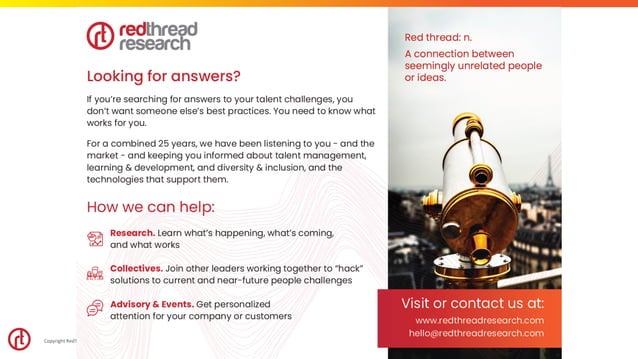 Red threadresearch excx_medallia experience_final | PPT