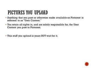 Pinterest Terms & Contions | PPT
