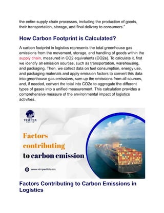 Reduce Carbon Footprint in logistics management.pdf