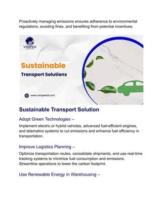 Reduce Carbon Footprint in logistics management.pdf