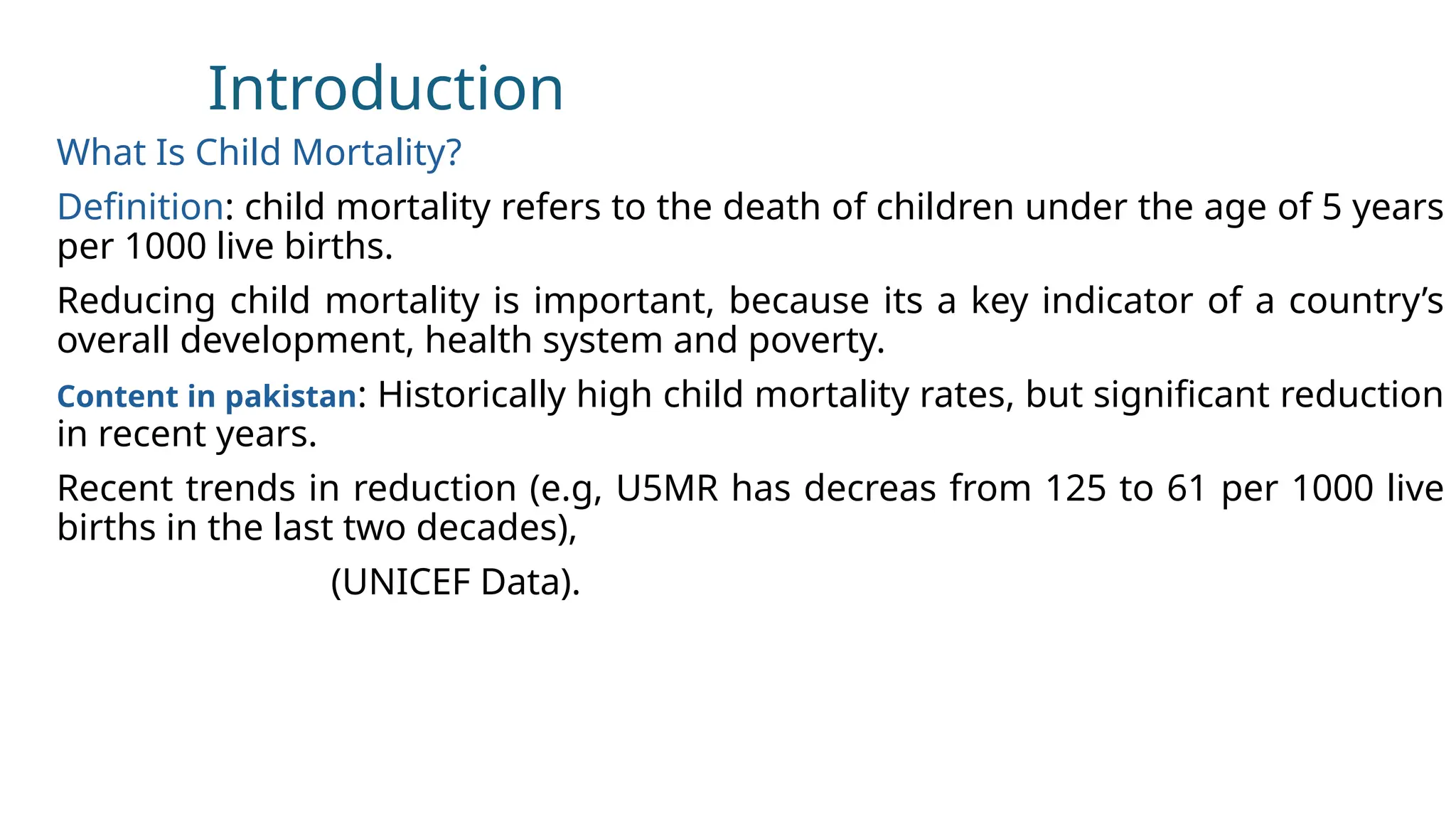Reduce Child Mortality MDG4 By ANAS YOUSUFZAI.pptx