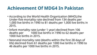 Reduce Child Mortality MDG4 By ANAS YOUSUFZAI.pptx