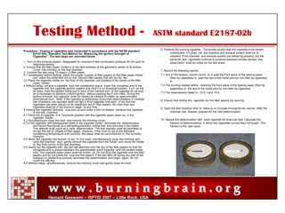 Reduced Ignition Propensity Cigarettes – Facts, Fiction and ...