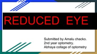 Reduced eye | PPTX