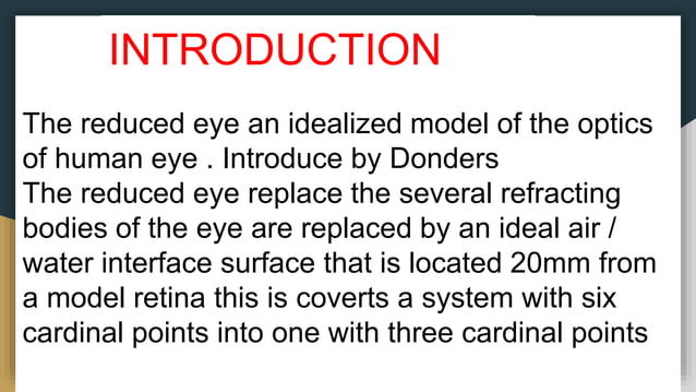 Reduced eye | PPTX