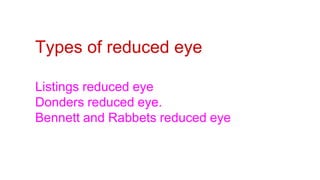 Reduced eye | PPTX
