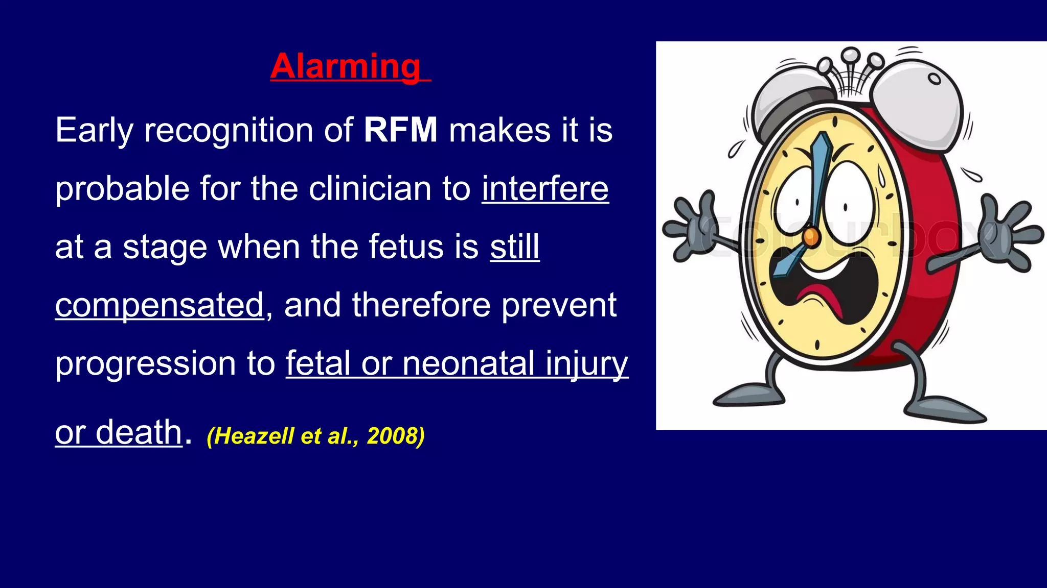 Decreased fetal movements | PPT