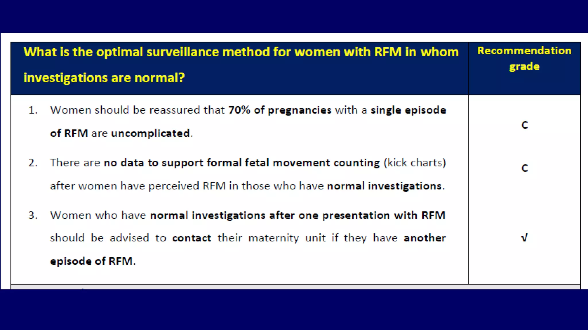 Decreased fetal movements | PPT