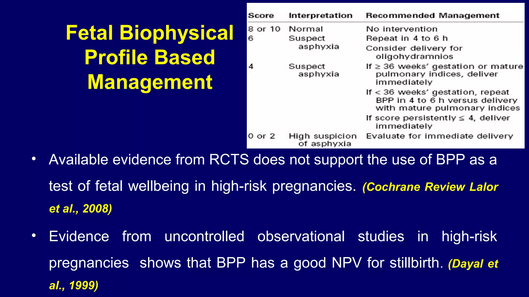 Decreased fetal movements | PPT