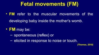 Decreased fetal movements | PPT