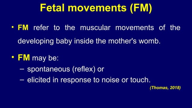 Decreased fetal movements | PPT | Pregnancy | Reproductive Health