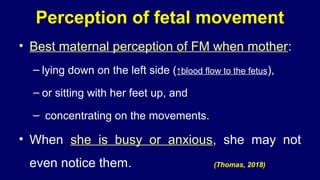 Decreased fetal movements | PPT