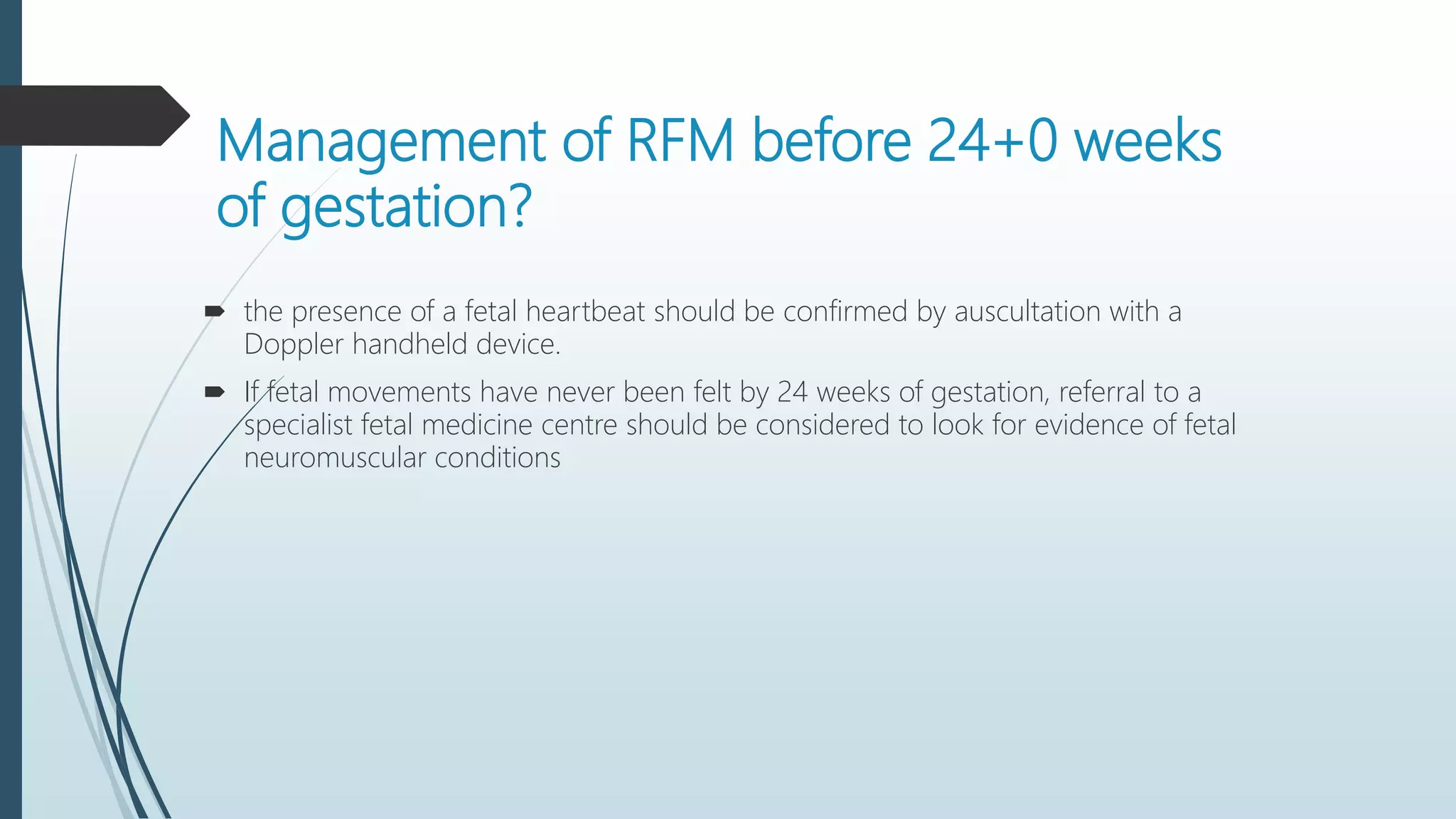 Reduced fetal movements | PPTX