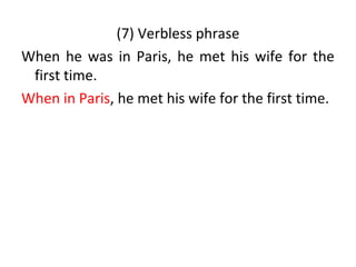 Reduced forms non-finite_clauses_1 | PPT