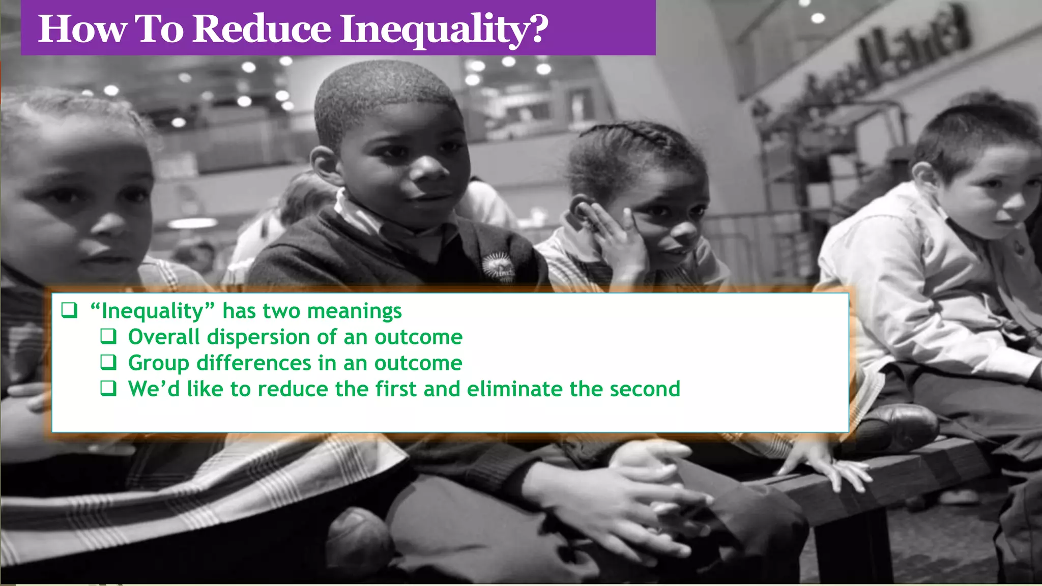 Reduced inequalities | PPTX