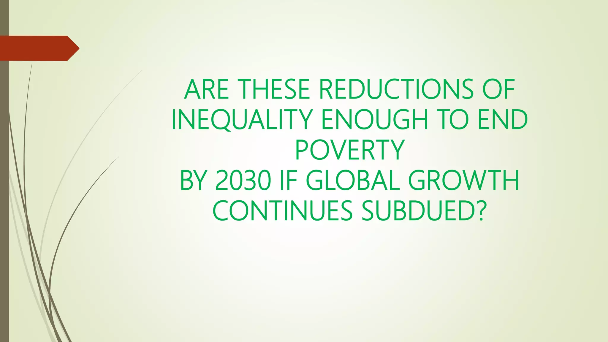 Reduced inequalities | PPTX