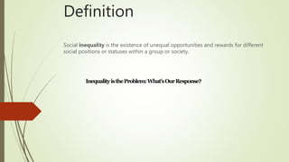 Reduced inequalities | PPT | Free Download