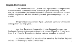 Reduced Laparoscopic Intra-abdominal Pressure During Laparoscopic ...