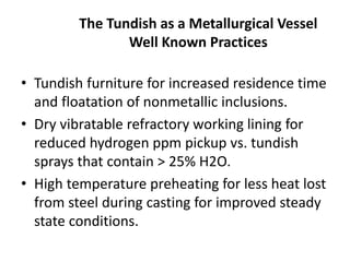 Reduced nonmetallic inclusions in steel using next generation ...