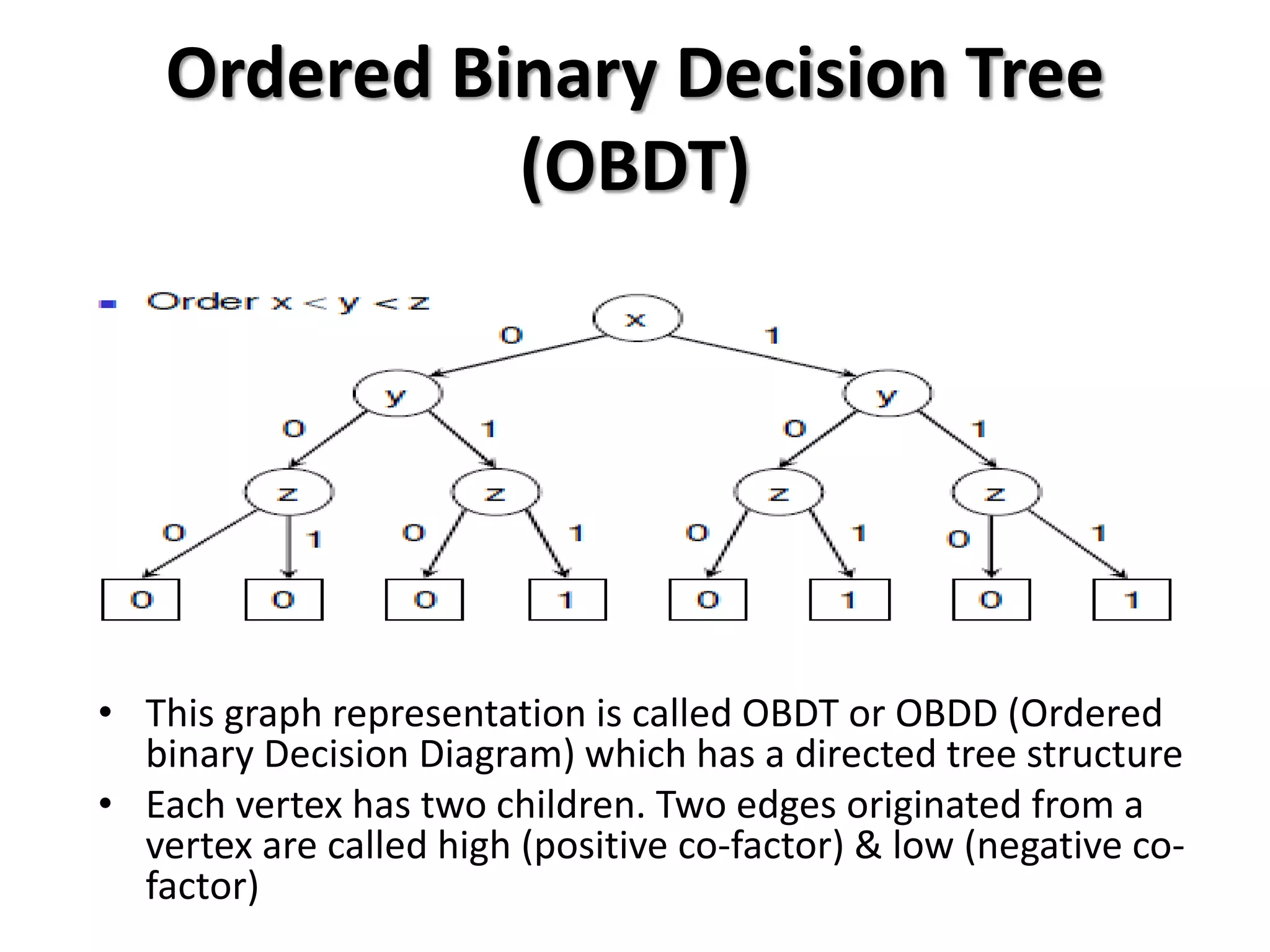 Reduced ordered binary decision diagram | PPTX