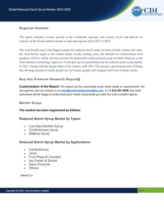 Reduced Starch Syrup Market.pdf
