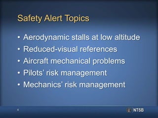 Safety Alert: Reduced Visual References Require Vigilance | PPT