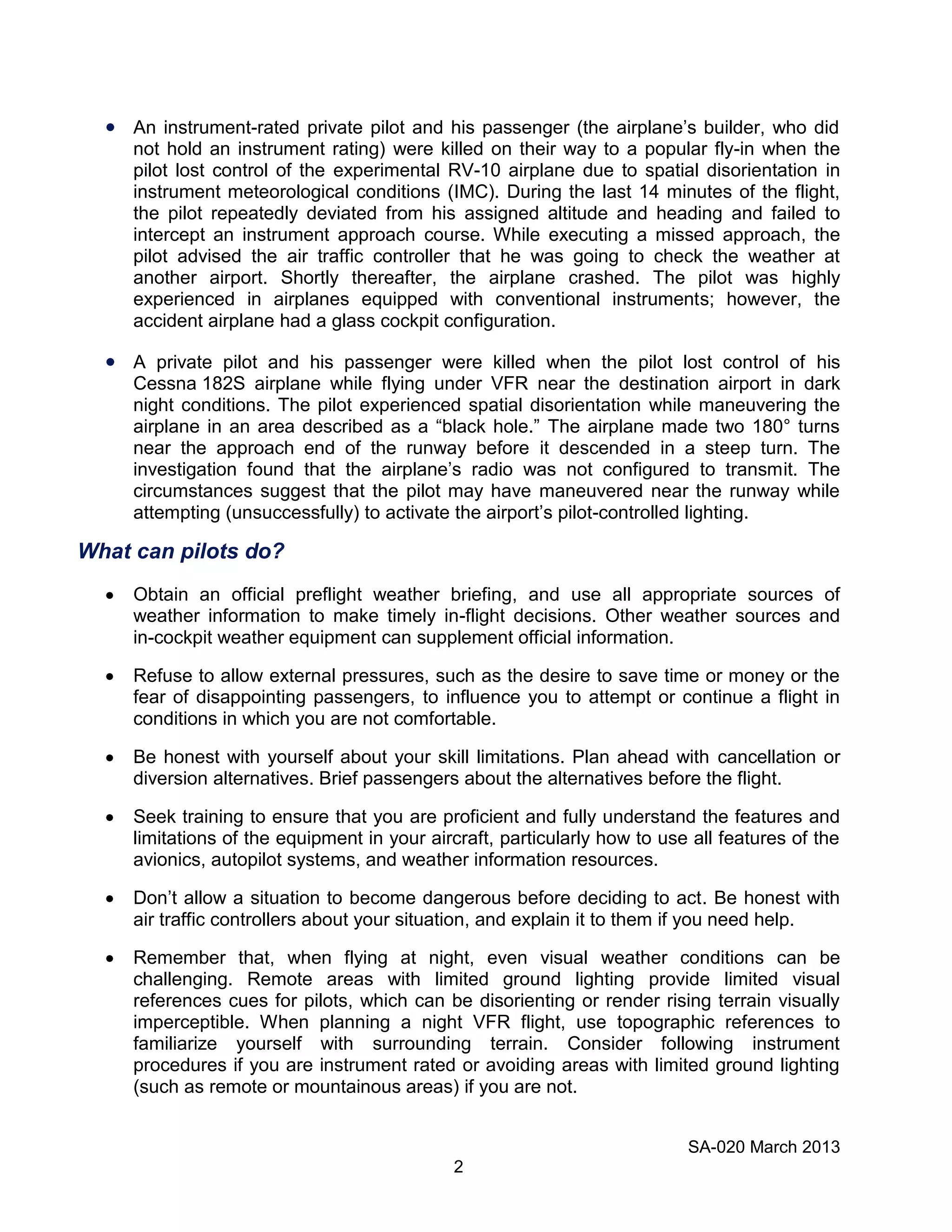 Reduced Visual Reference Requires Viligance | PDF